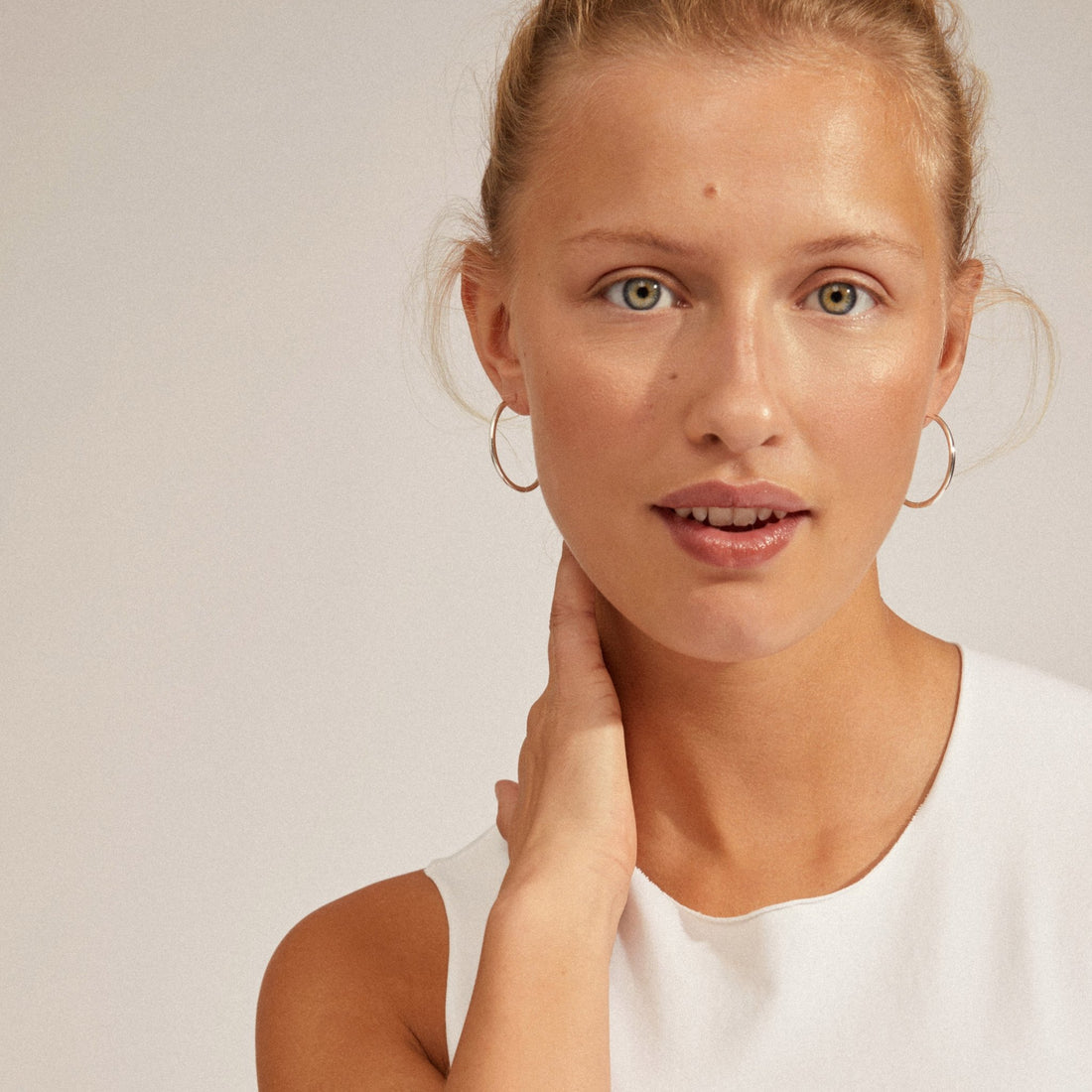 Eanna Recycled Maxi Hoops Silver – Boheme Collective