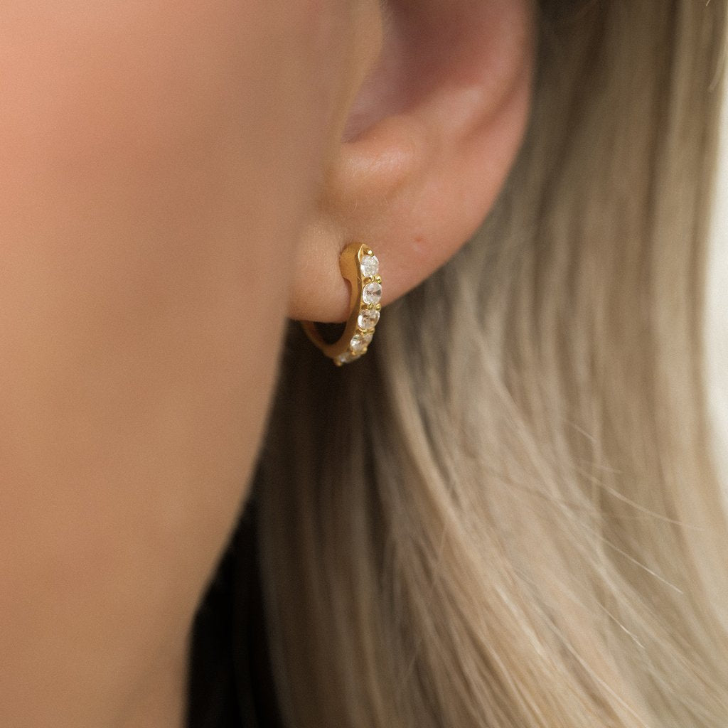 Demi Hoops, Silver – Boheme Collective